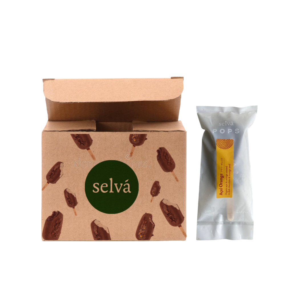 Selva Pops - Acai Orange (Box of 33) | Everyday Vegan Discount Club
